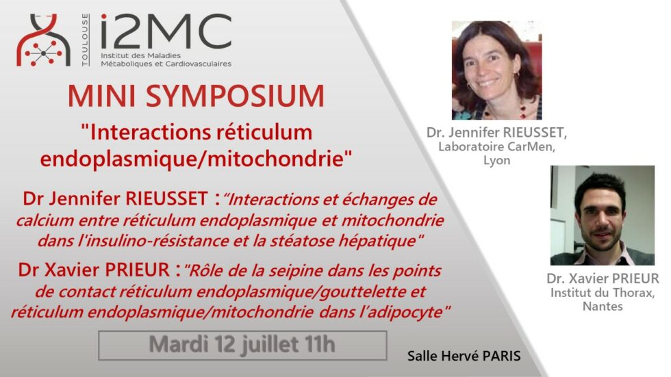 MiniSymposium "Interactions réticulum endoplasmique/mitochondrie ...